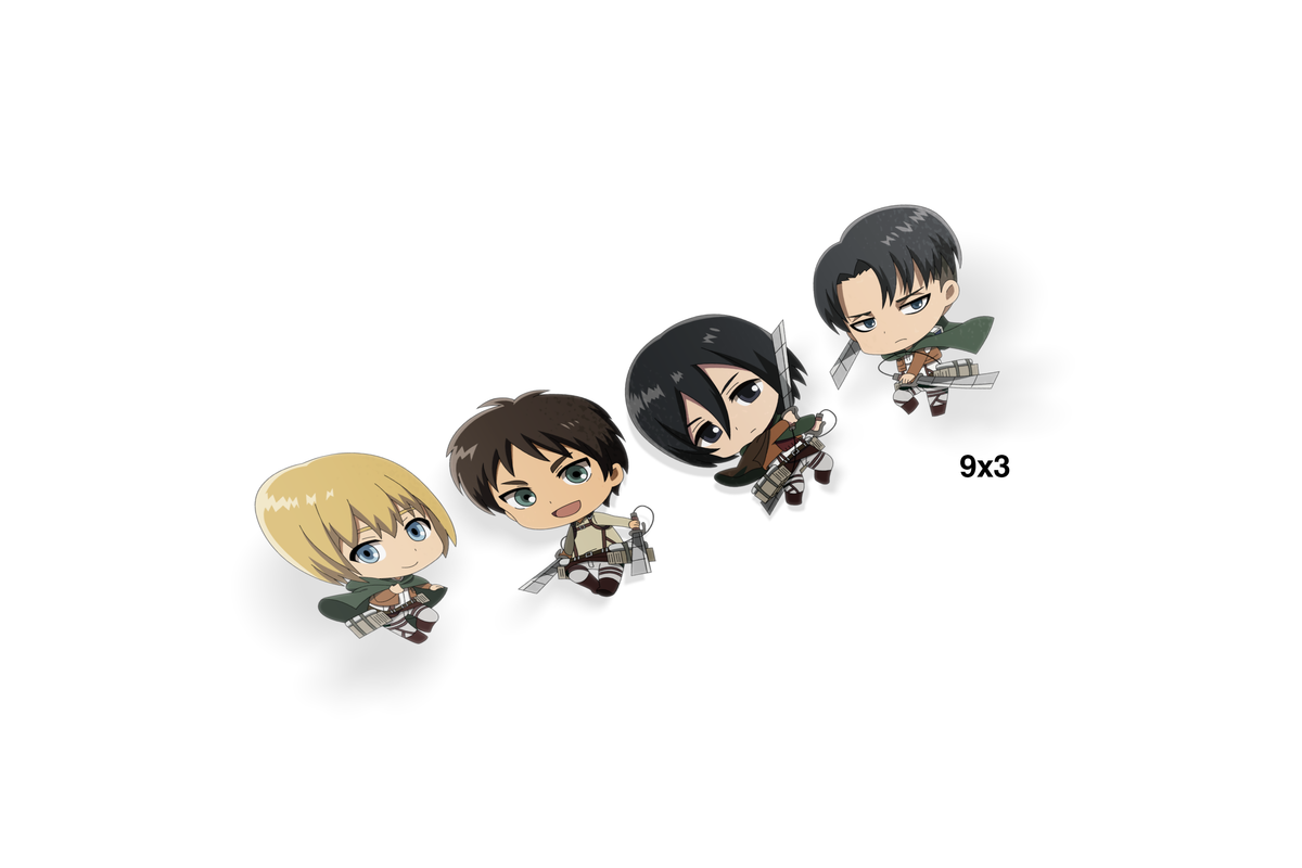 Aot Sticker Sheet ( Comes with all) – Dazzleboyz